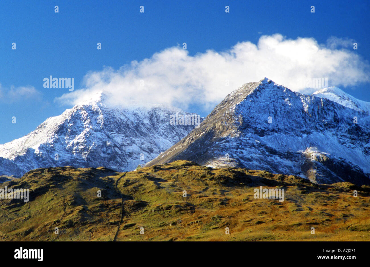 Mount Snowdon Wales Stock Photo - Alamy