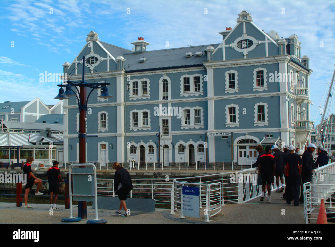 Early Morning Sun on Old Port Captains Building V & A Waterfront Cape ...