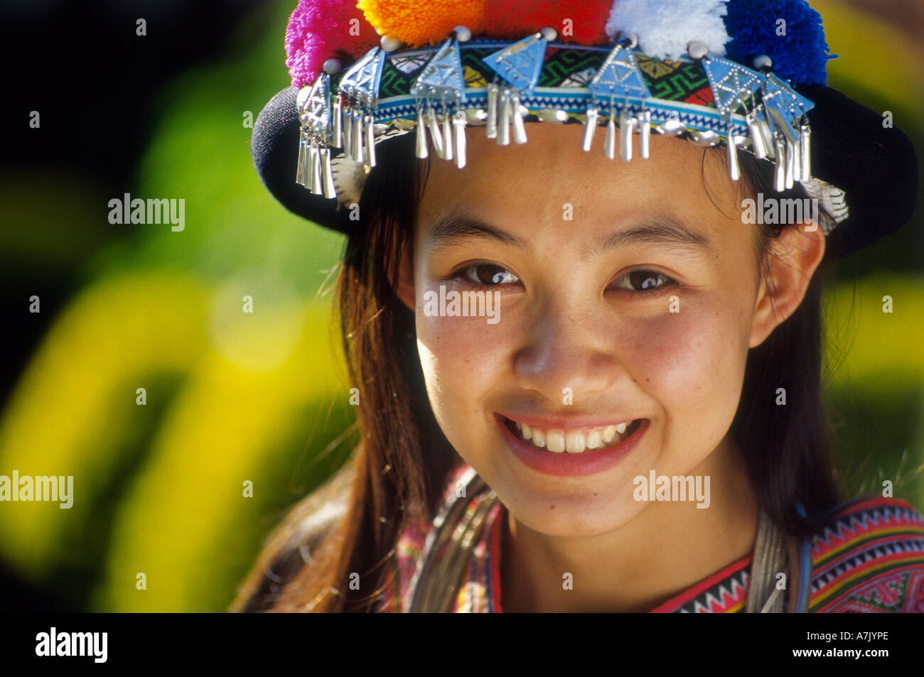 Chiang Mai, Hmong Hilltribe Costume Stock Photo - Alamy