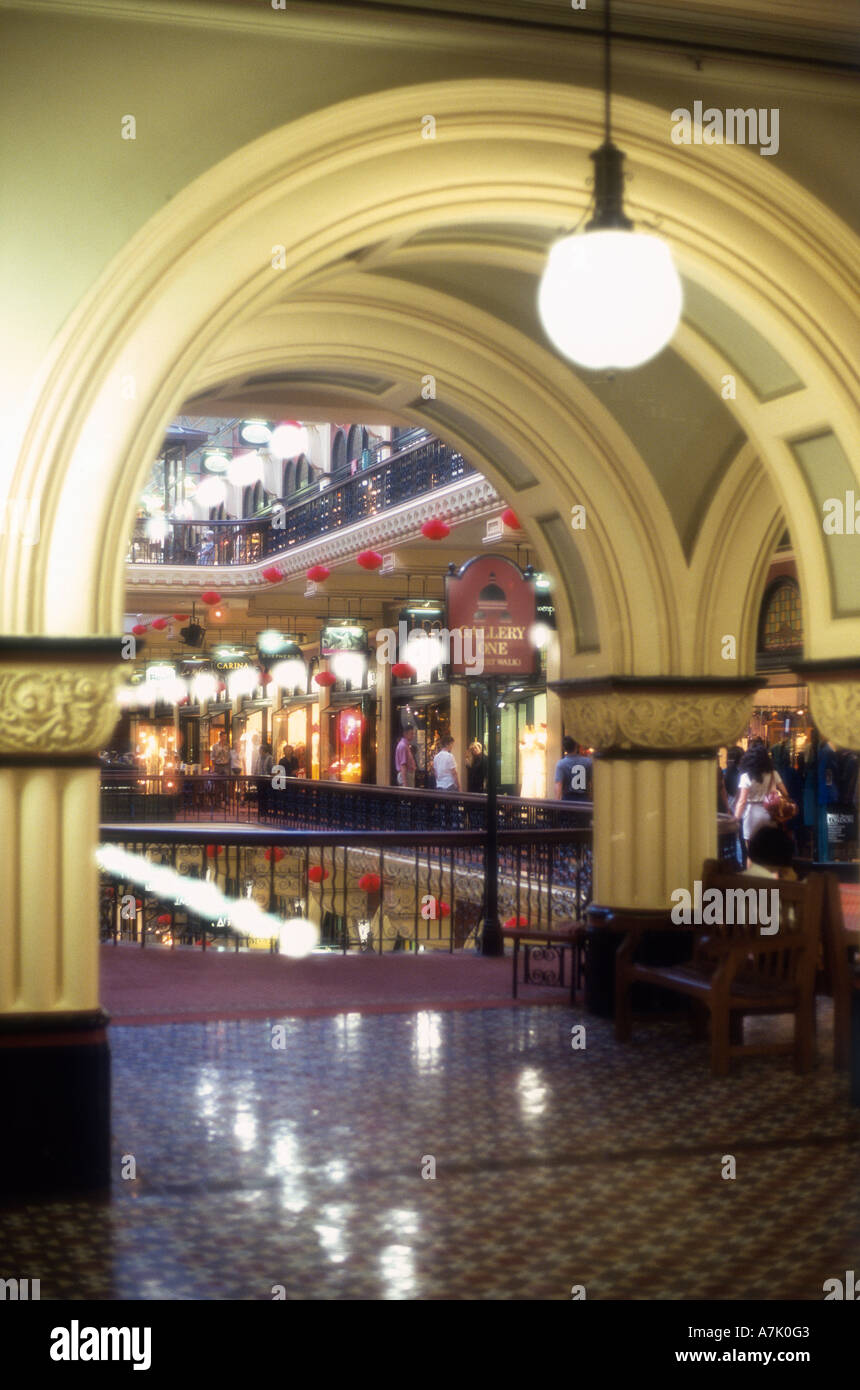 Queen Victoria Building, Arcade Stock Photo - Alamy