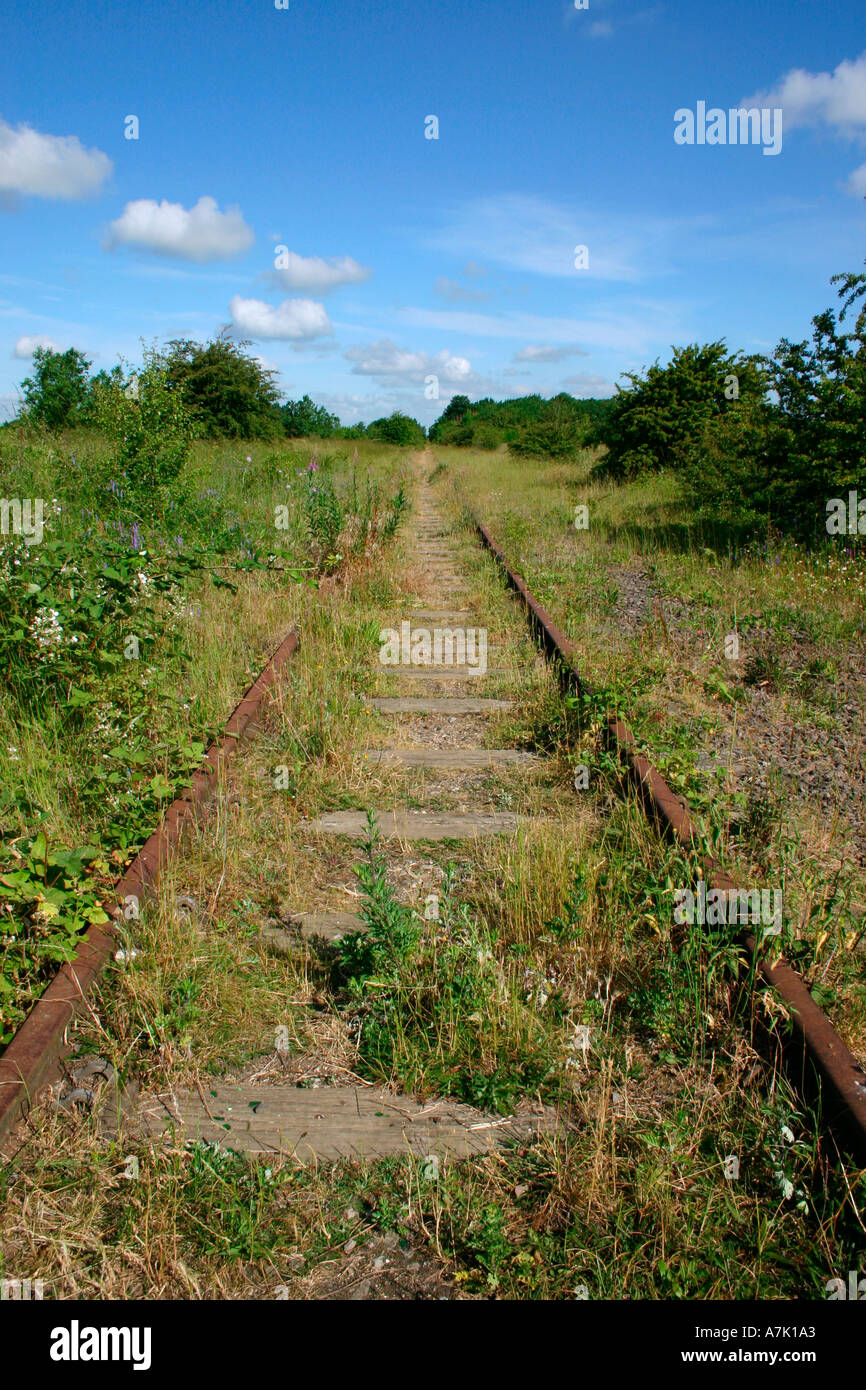 Disused railway line at Histon near Cambridge, England Stock Photo - Alamy