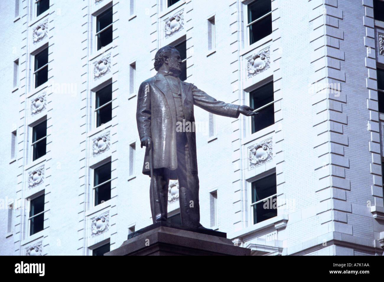 Salt Lake City Utah USA Brigham Young Statue Former Leader of Mormon ...