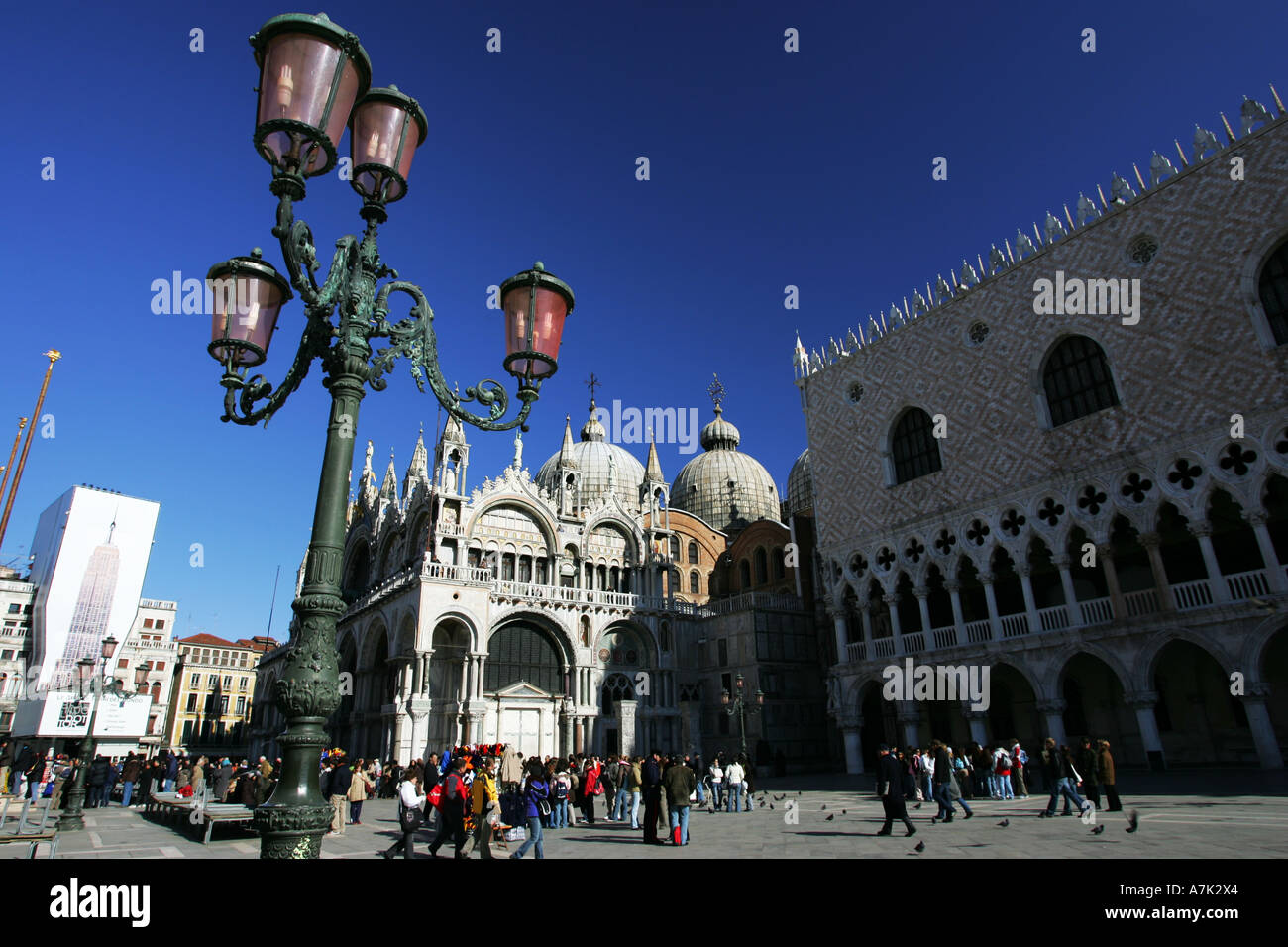 World famous building St Marks cathedral basillica in Saint Marks ...