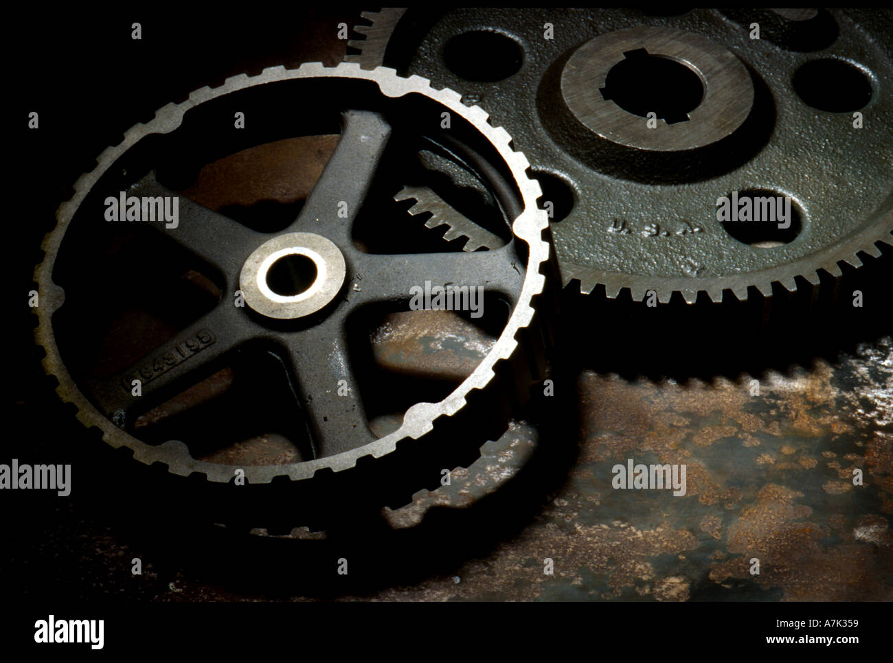 Still life of gears Stock Photo - Alamy