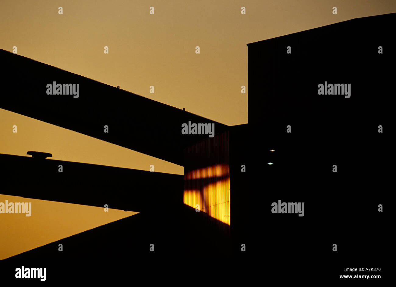Abstract view of power plant Stock Photo - Alamy