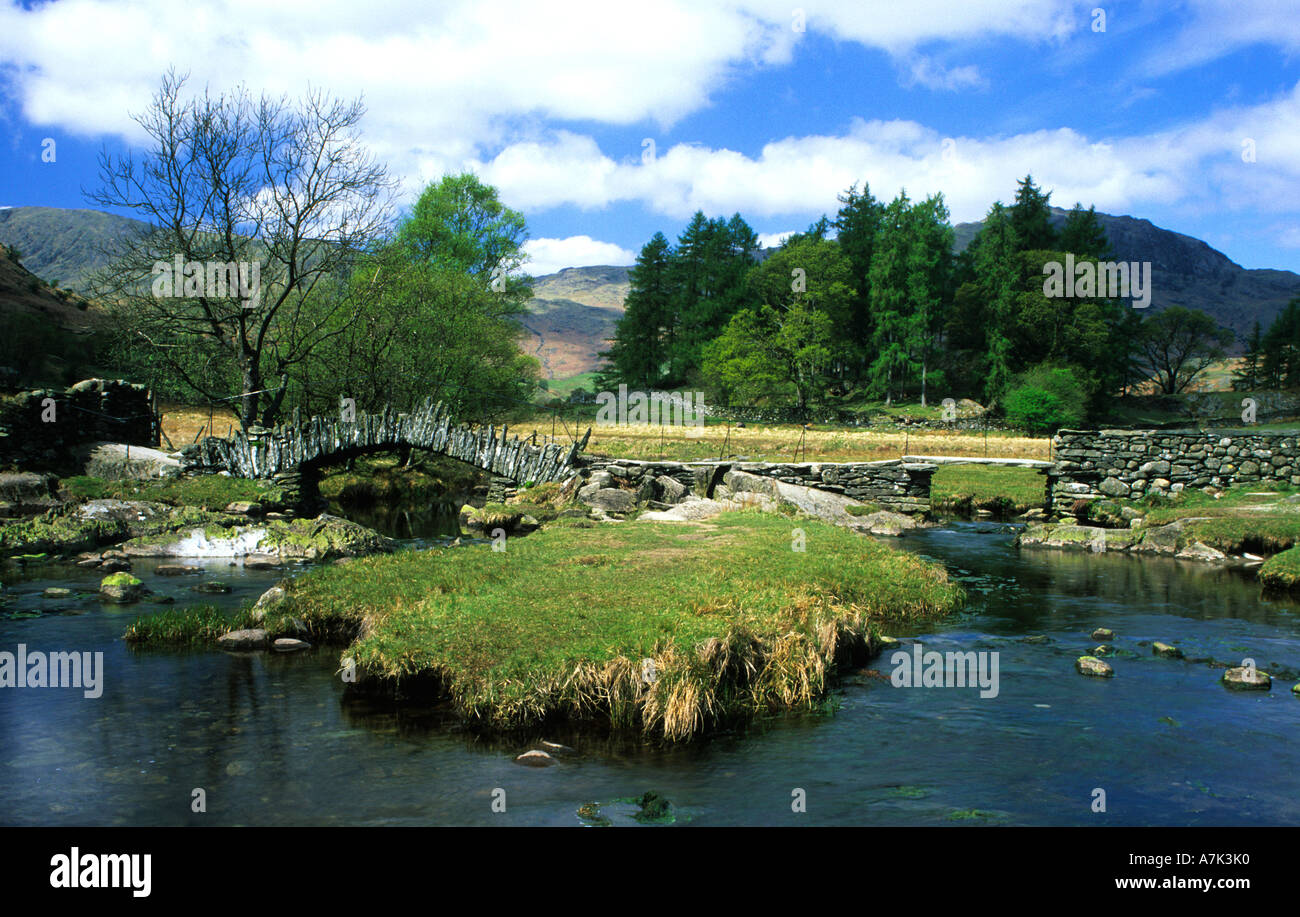 Lake District Little Langdale Slaters Slater's Slater s Bridge Cumbria ...