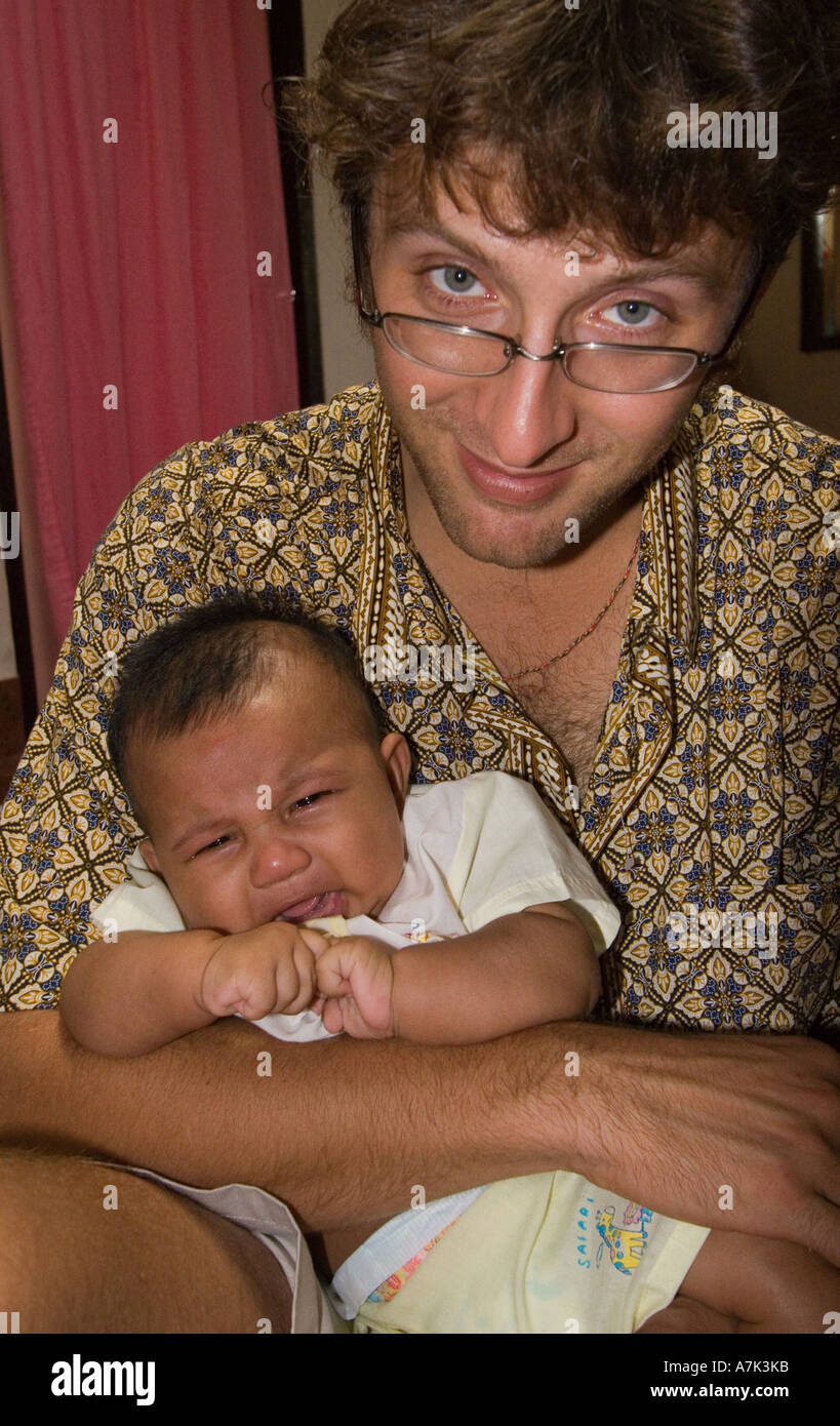 Bodhi Garrett director of the NGO North Andaman Tsunami Relief with ...