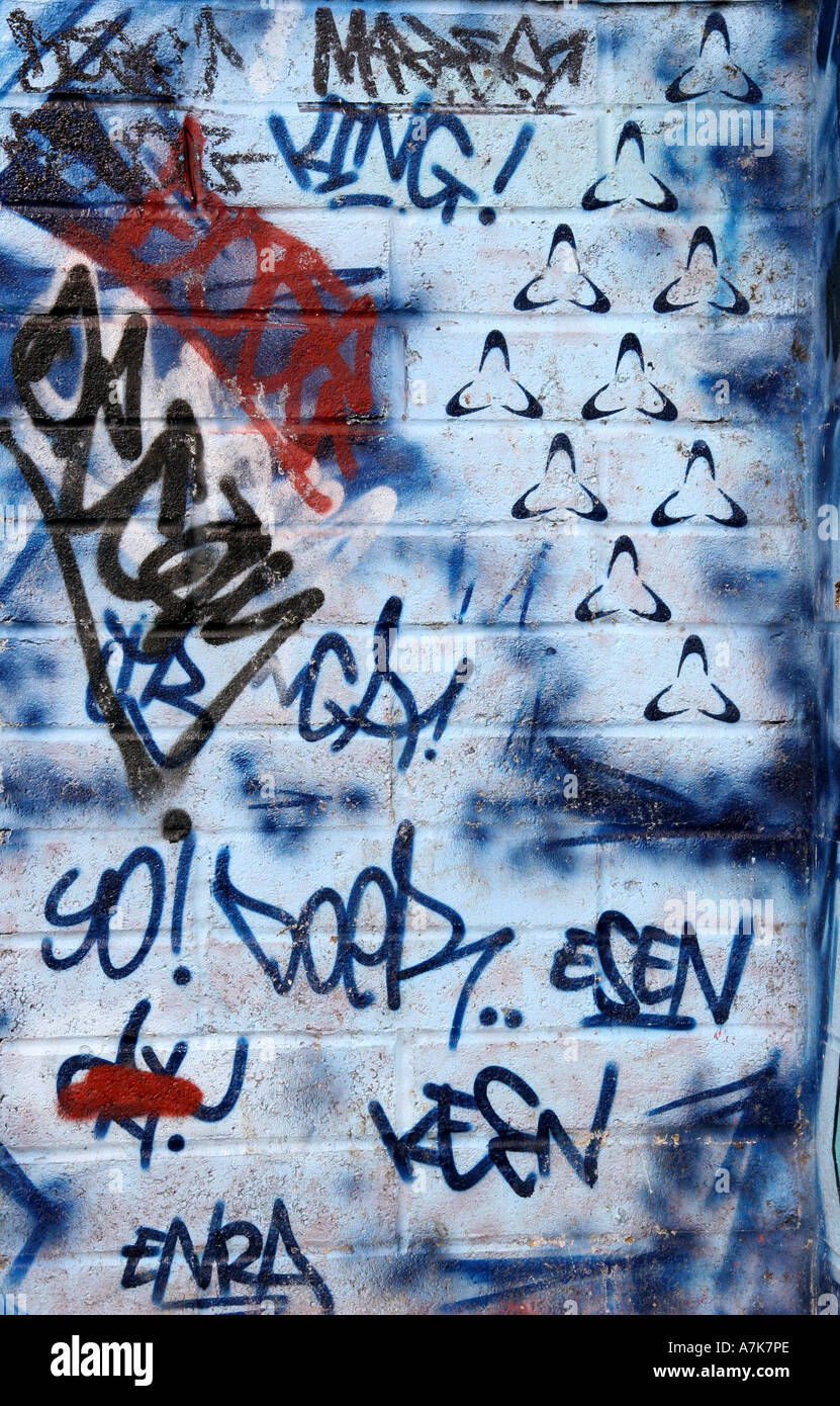 graffiti urban art modern tag Stock Photo - Alamy
