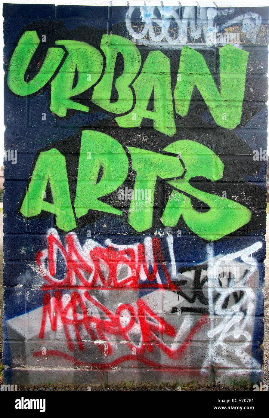 graffiti urban art modern tag Stock Photo - Alamy
