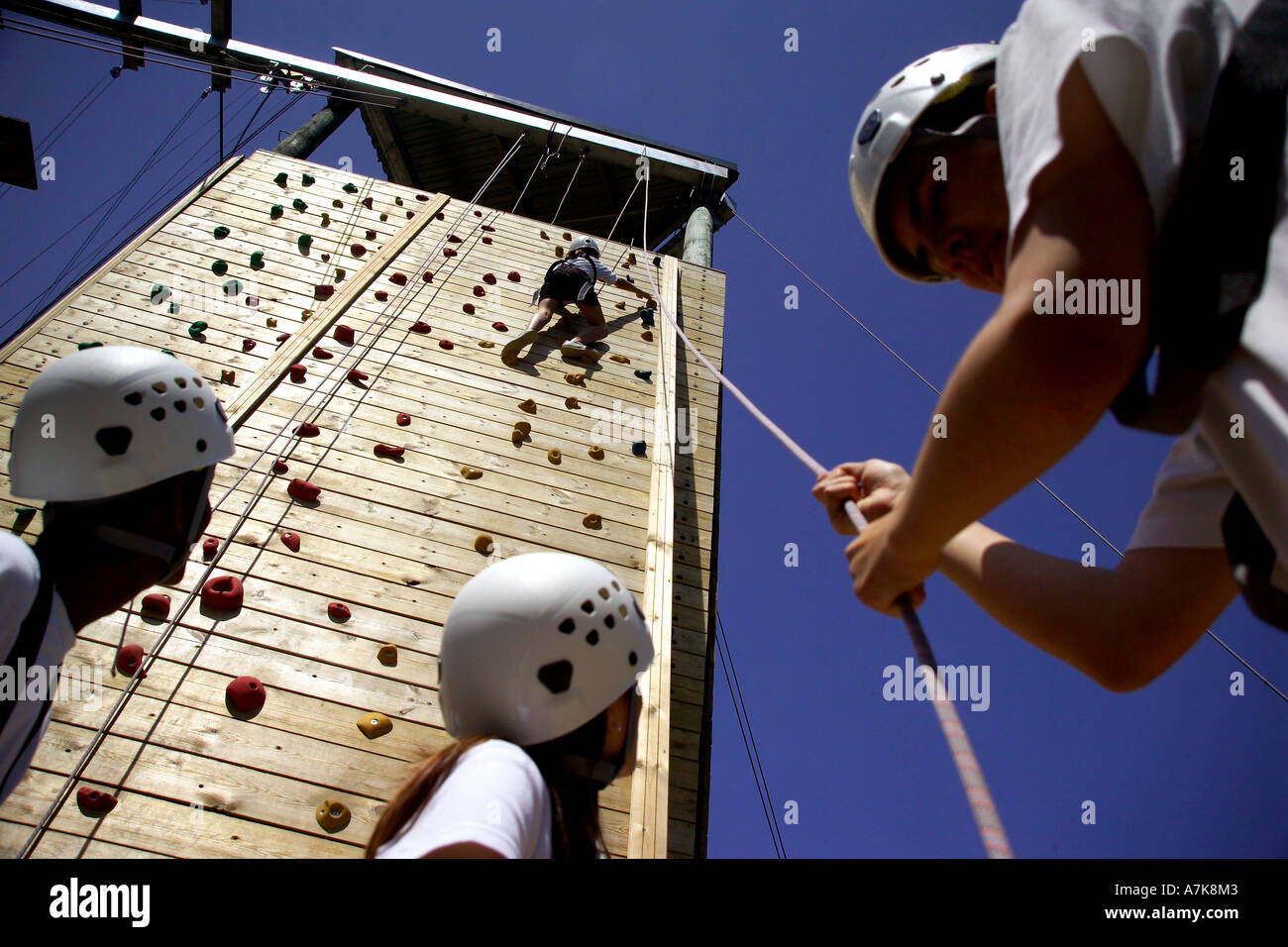 Students mountain climbing hi-res stock photography and images - Alamy