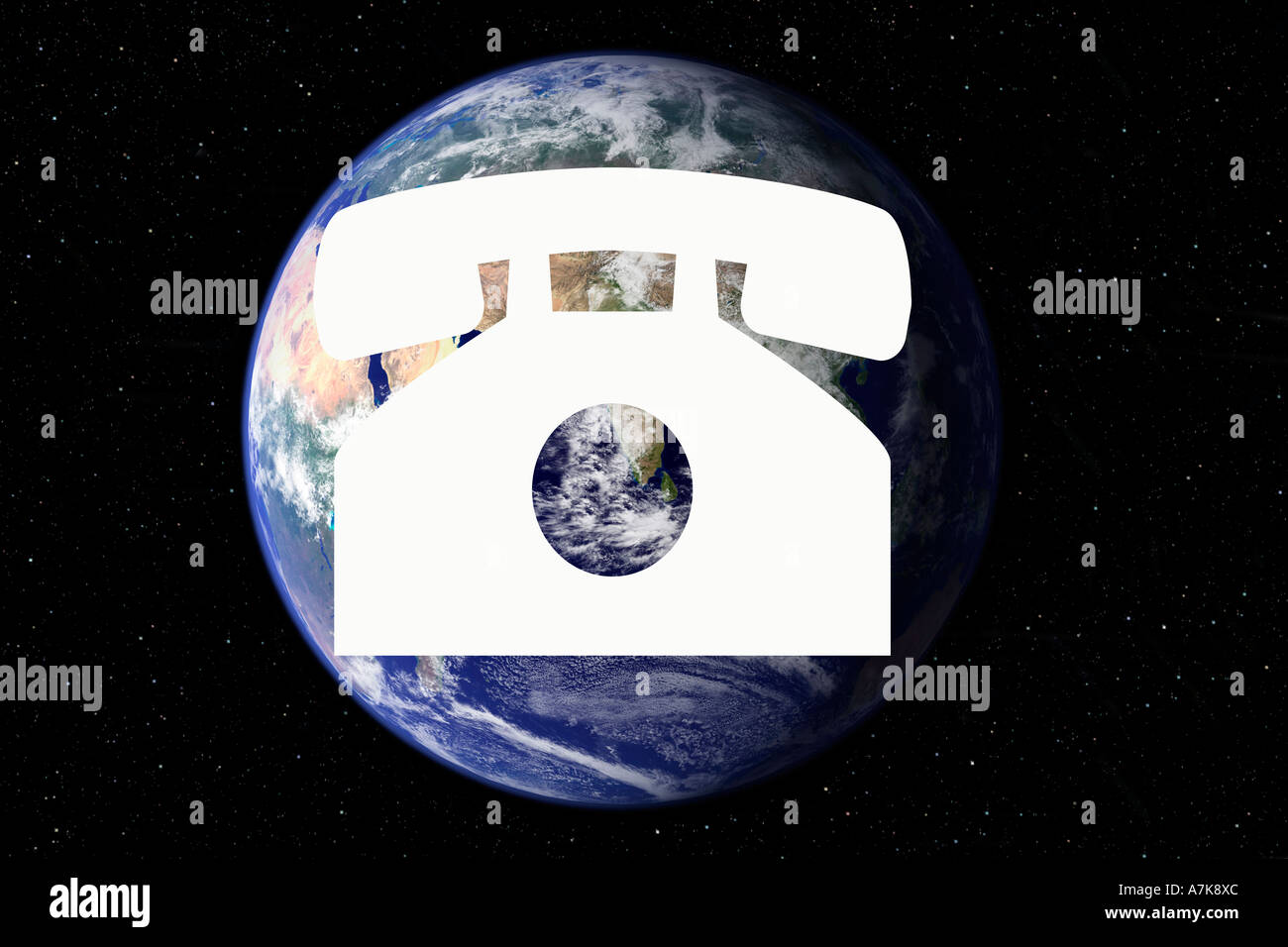Concept image of Worldwide Communications systems Stock Photo - Alamy