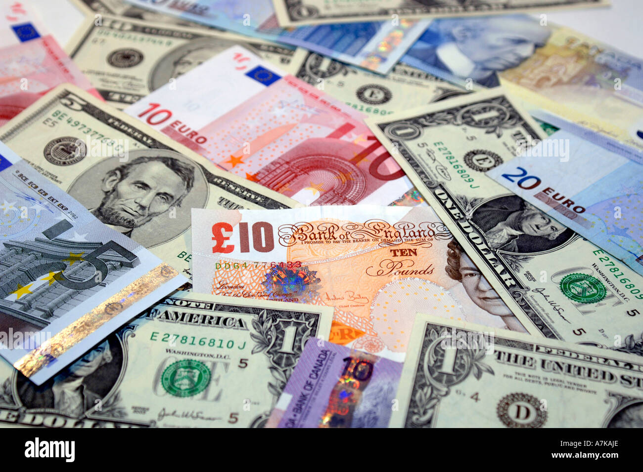 Major world currencies hi-res stock photography and images - Alamy