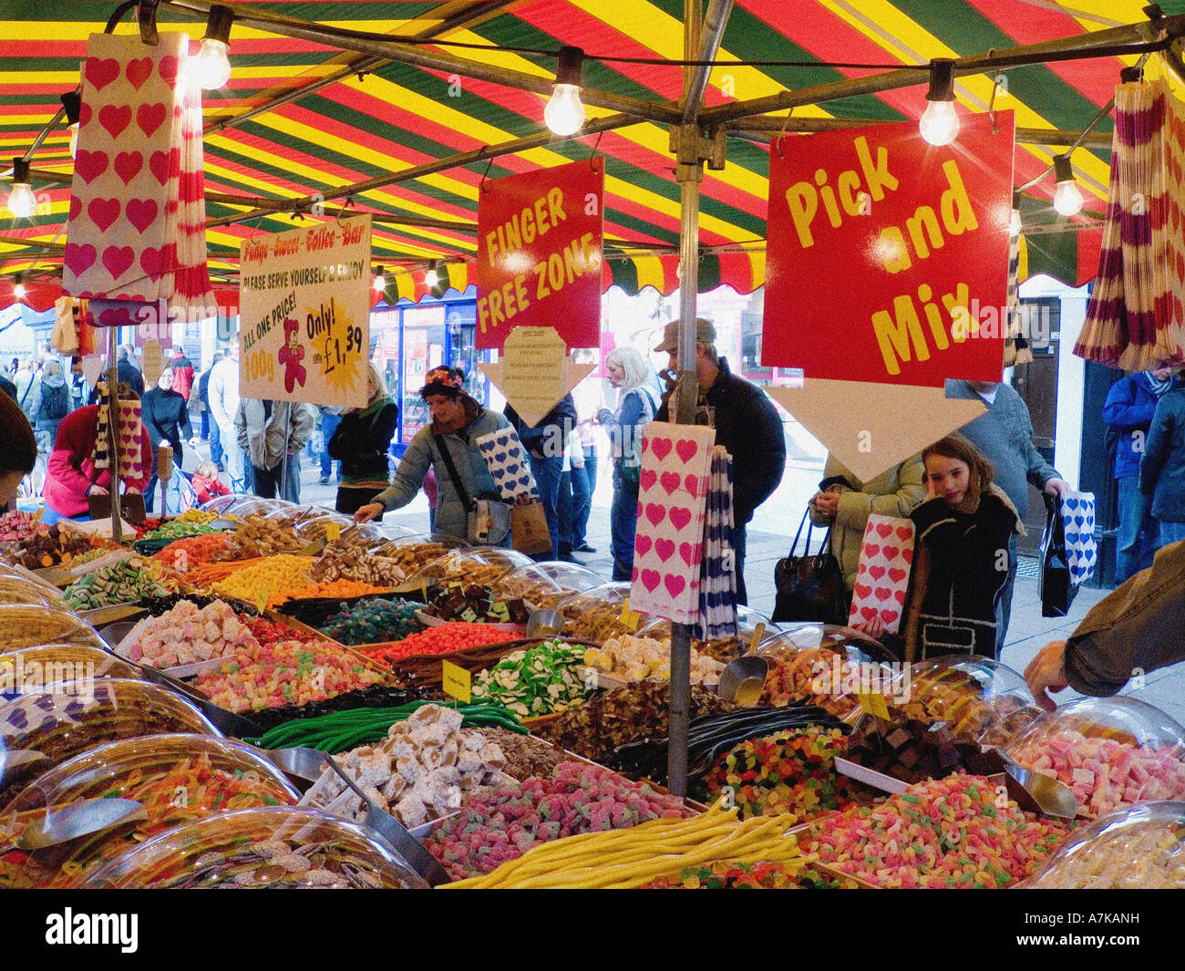Traditional pick mix sweet stall hi-res stock photography and images ...
