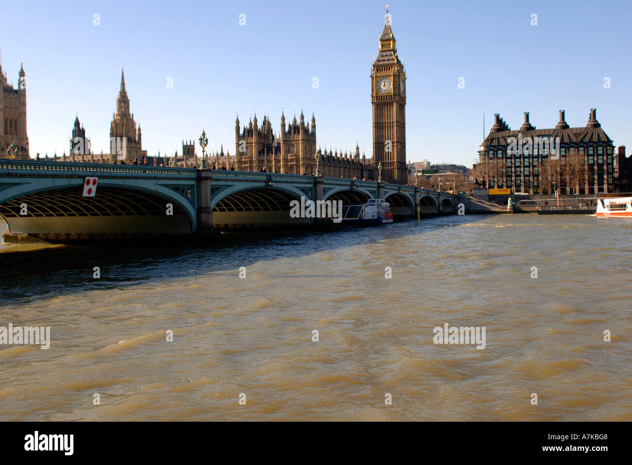 Westminster Bridge over the Thames London Stock Photo - Alamy