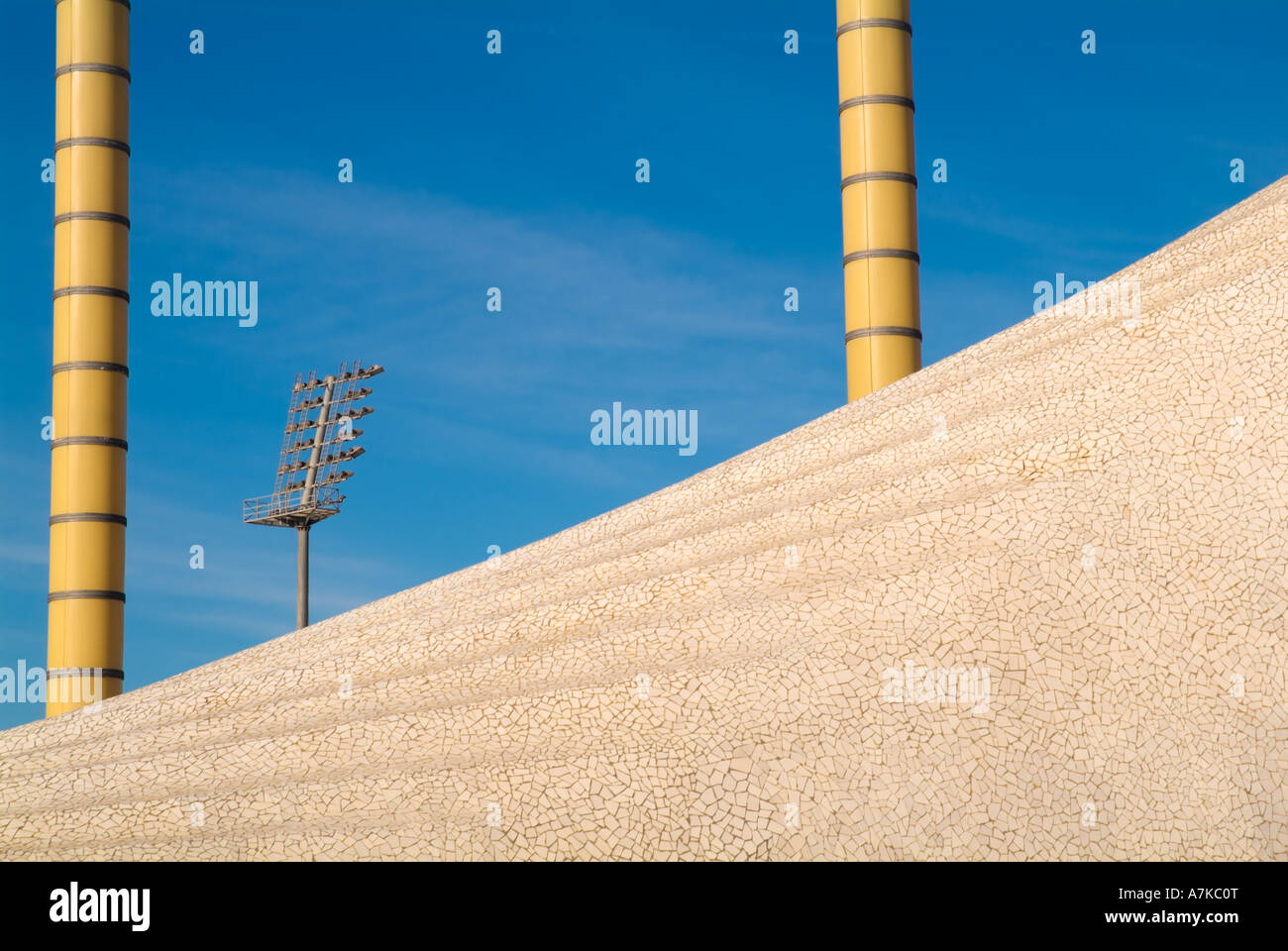 Telefonica telecommunications tower at Montjuic designed by Santiago ...