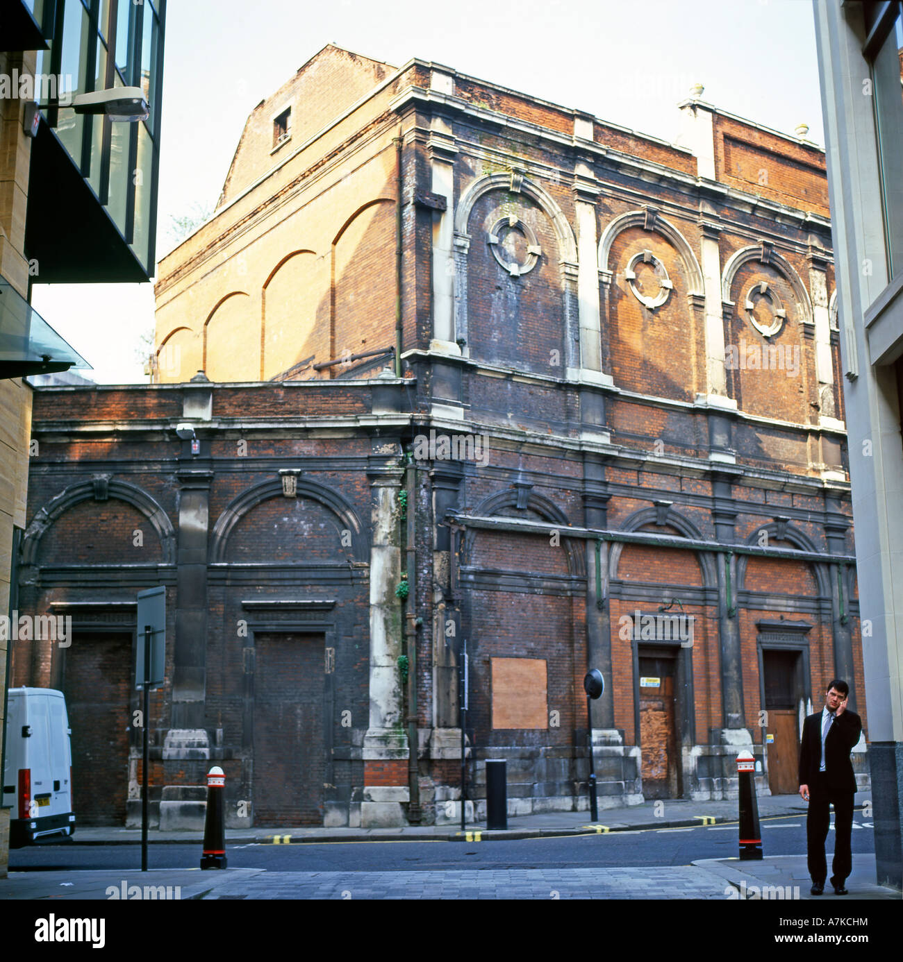 The derelict historic Red House Cold Storage building at Smithfield ...