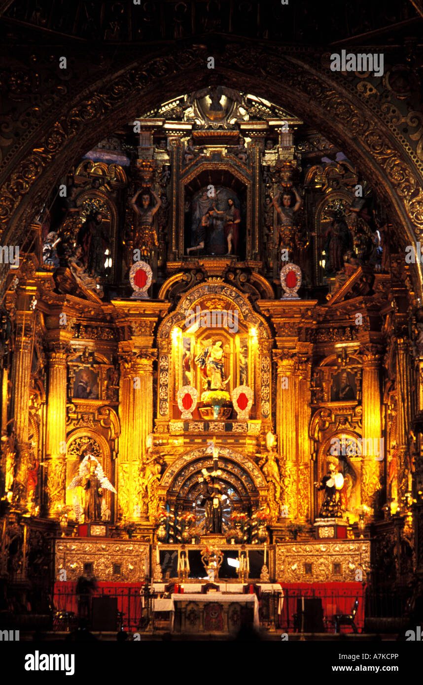 la compania church, quito, ecuador Stock Photo - Alamy