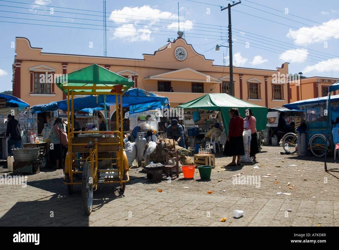 San Juan Chamula market - Chiapas - Mexico Stock Photo - Alamy