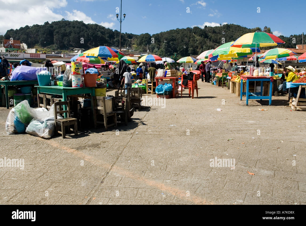 San Juan Chamula market - Chiapas - Mexico Stock Photo - Alamy