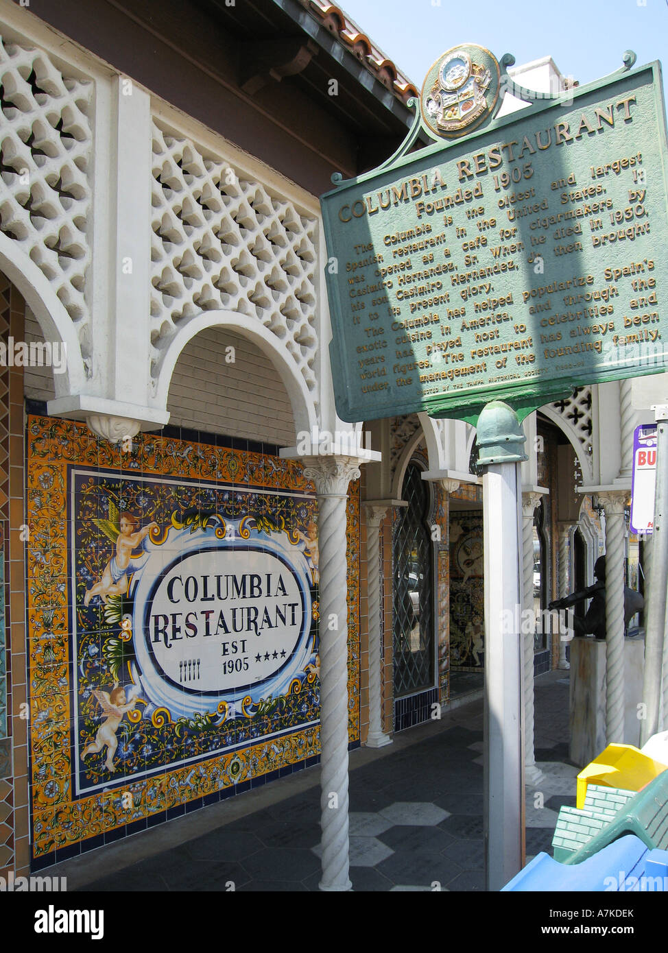 Columbia Restaurant Ybor City Tampa Florida Stock Photo - Alamy