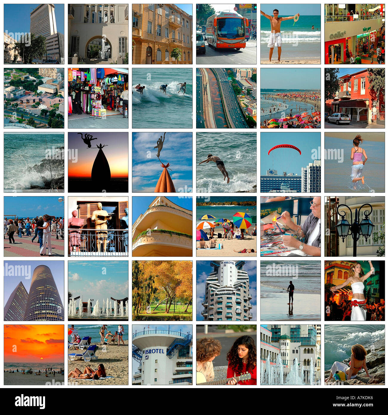 Tel aviv israel collage hi-res stock photography and images - Alamy
