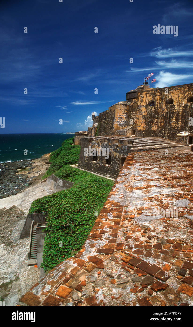 Old Spanish Fort Castillo De San Felipe Del Morro San Juan Puerto Rico ...