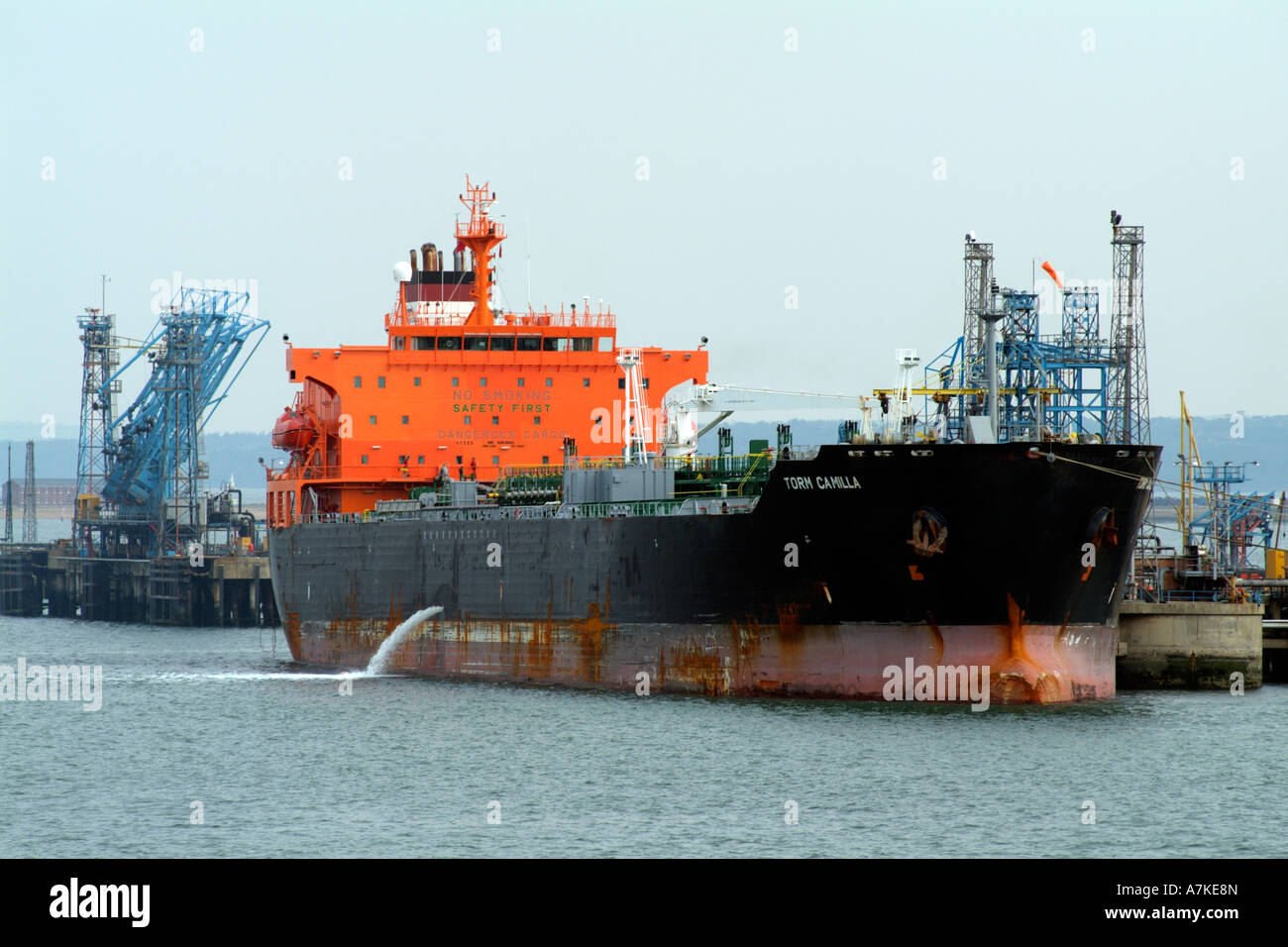 Fawley Marine Terminal Southampton Water England UK The Torm Camilla a ...