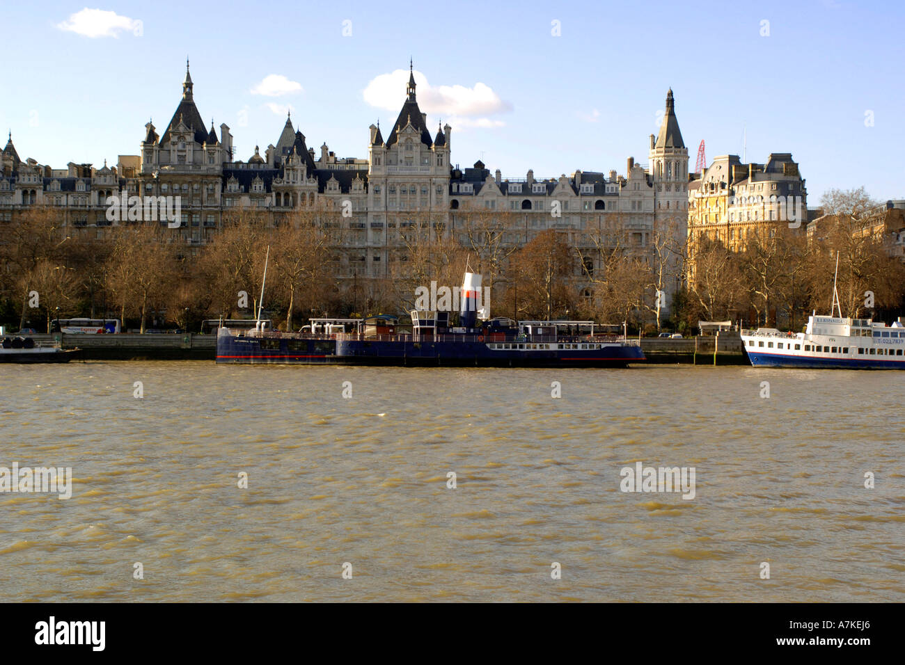 The Victoria Embankment buildings, London Stock Photo - Alamy