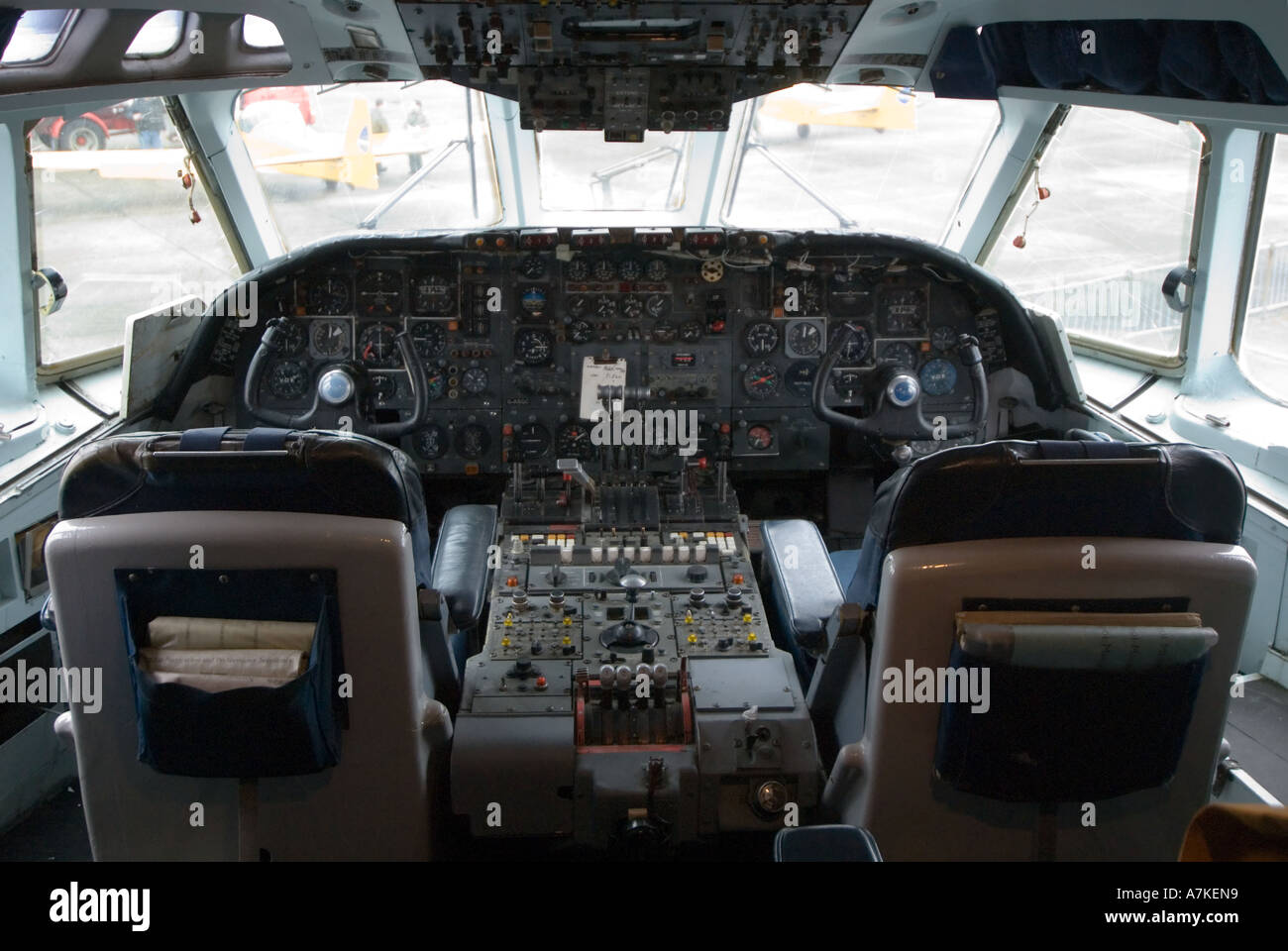 Duxford Imperial War Museum BOAC Cunard Super VC10 passenger jet ...