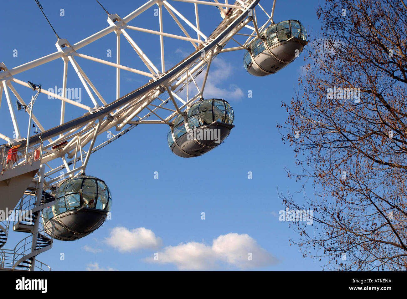 London Eye Ferris wheel Capsules Stock Photo - Alamy