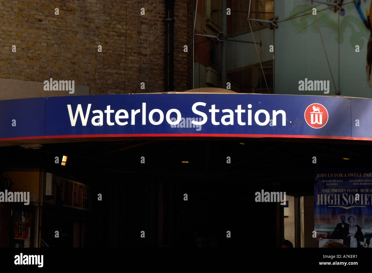 Train station poster waterloo hi-res stock photography and images - Alamy