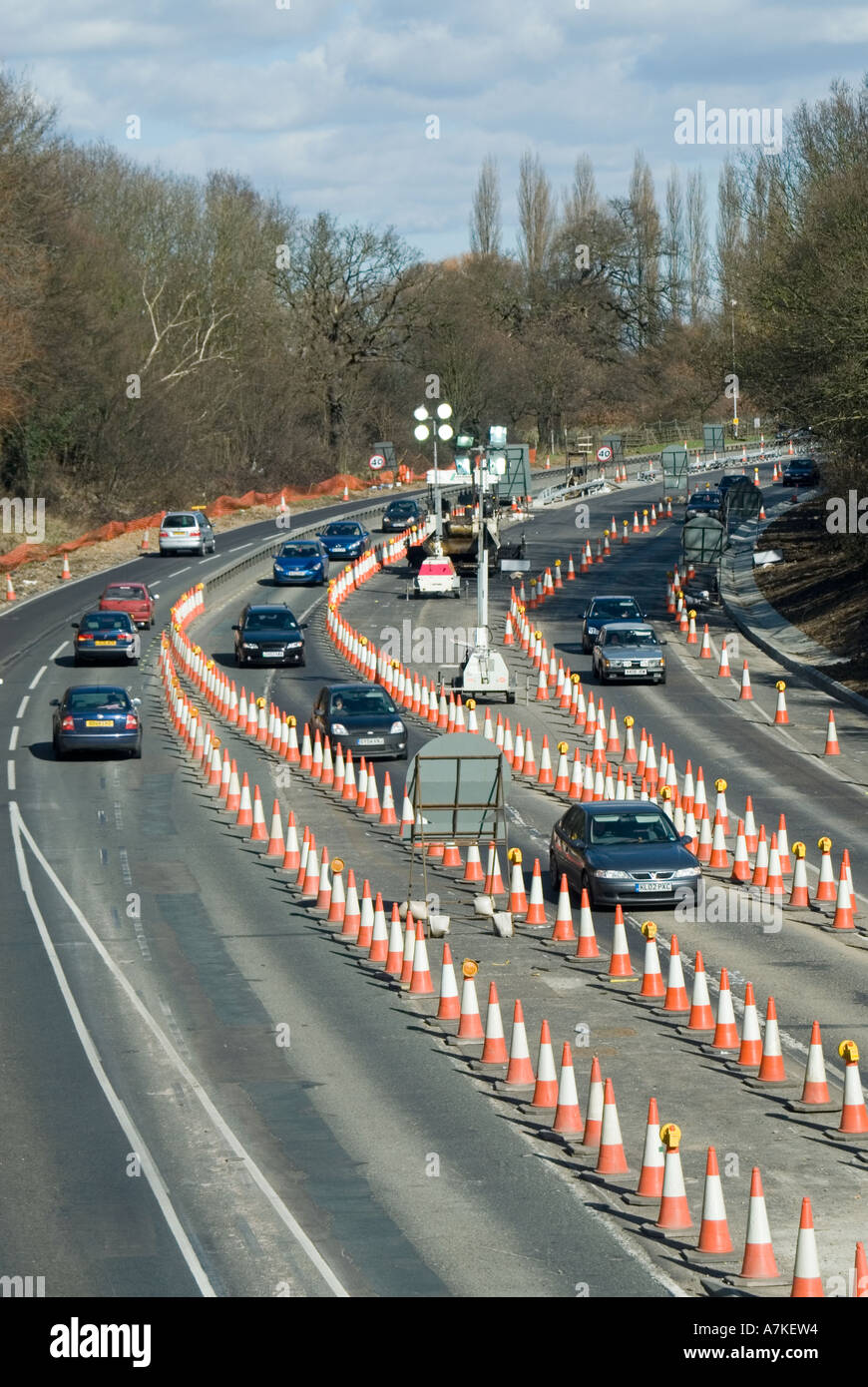 Ingatestone bypass A12 twelve trunk road carriageway maintenance and ...