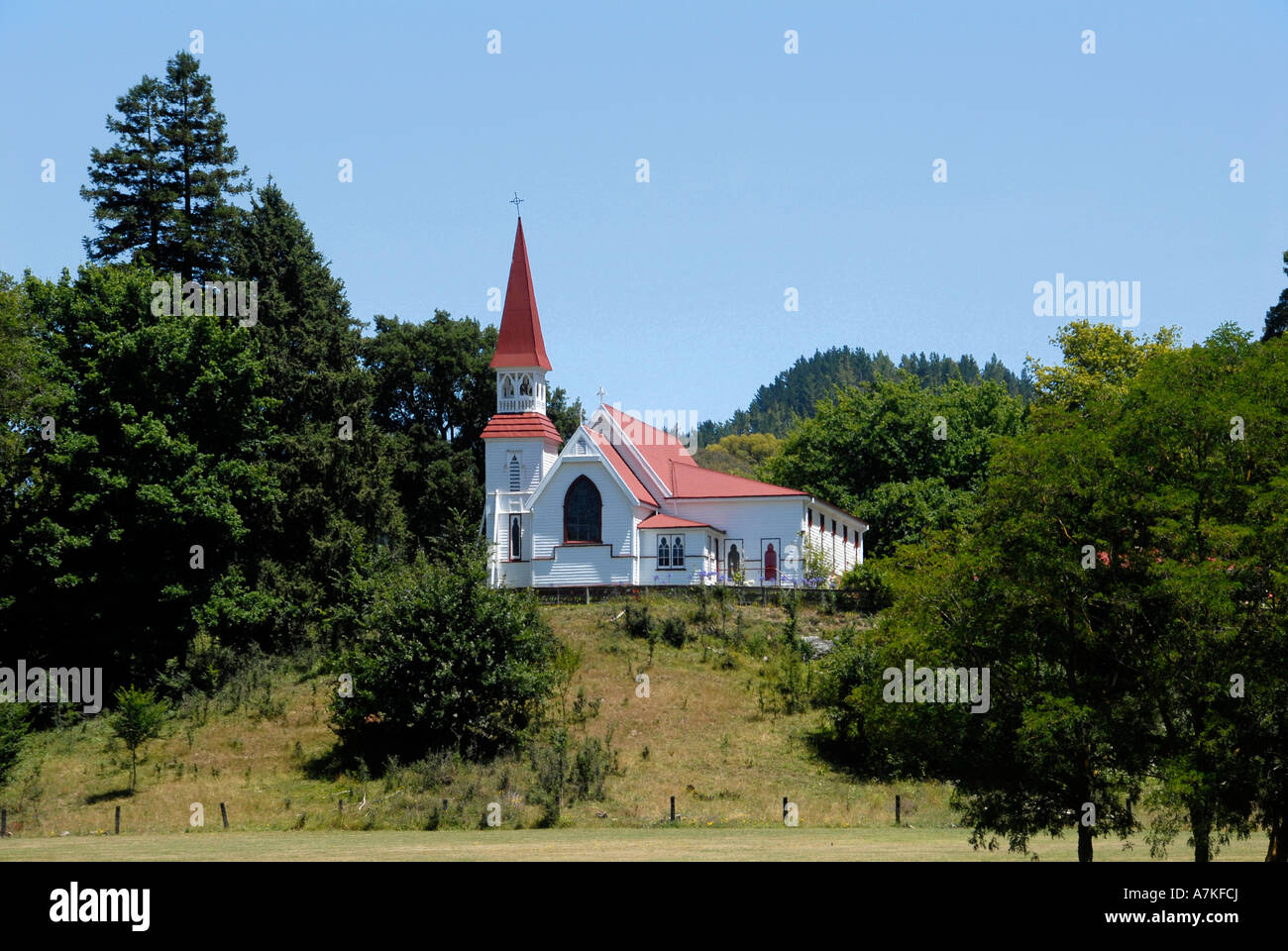 Church Opape North Island New Zealand Stock Photo - Alamy