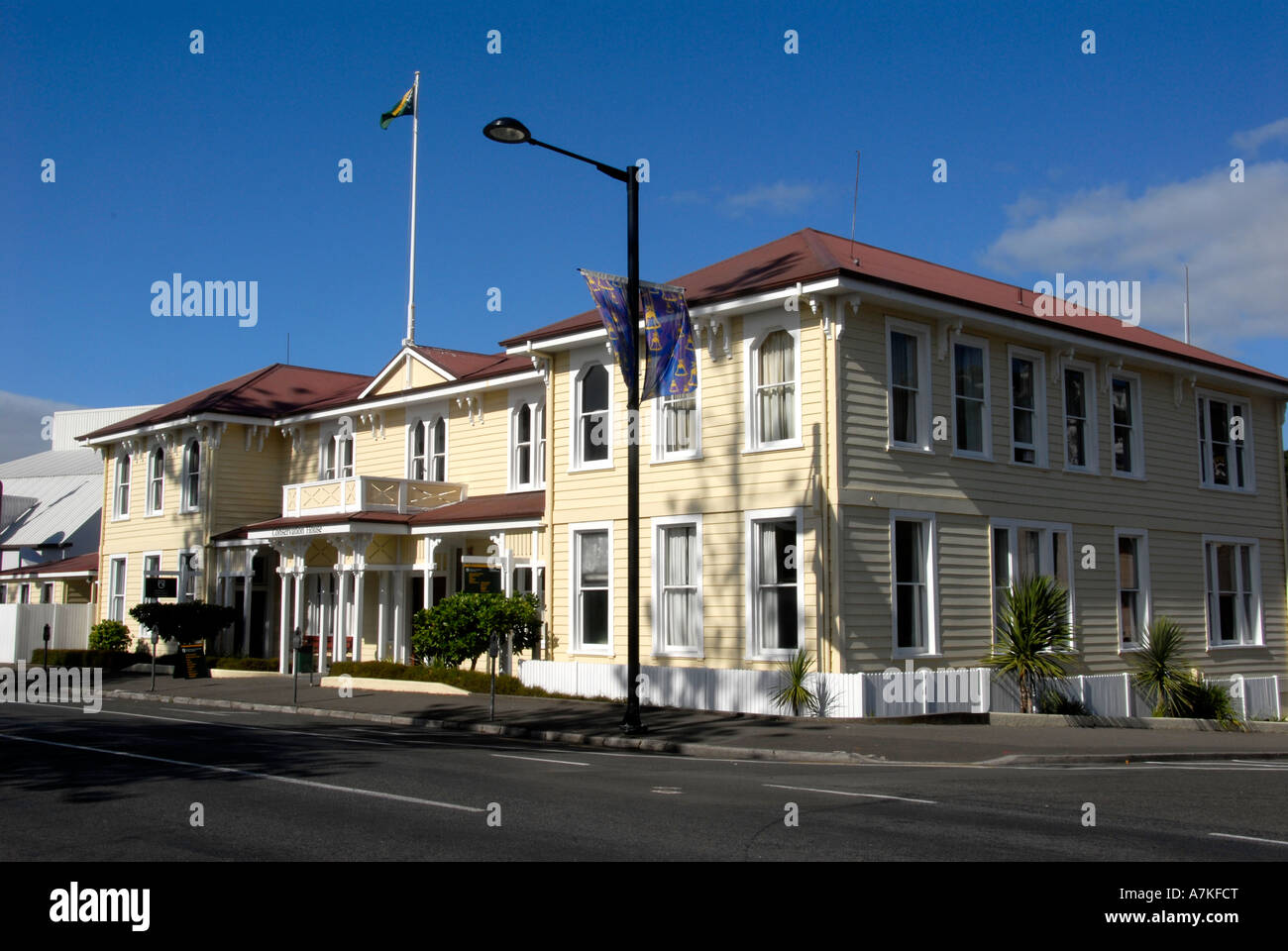 Conservation House Napier North Island New Zealand Stock Photo - Alamy