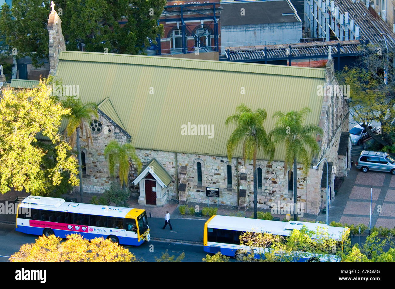 Inner city church Stock Photo - Alamy