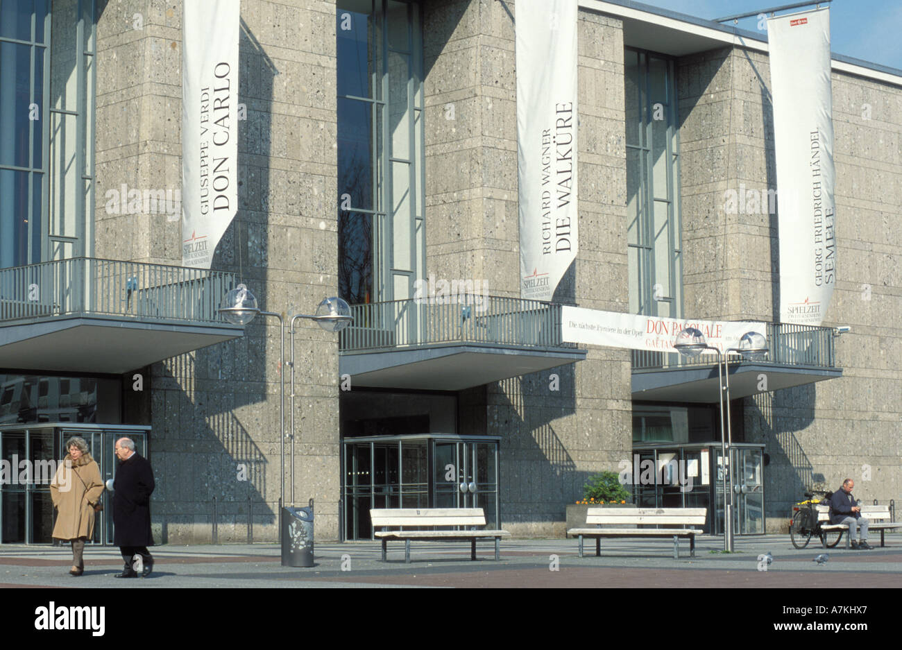 Frontage of the opera house building Cologne North Rhine Westphalia ...