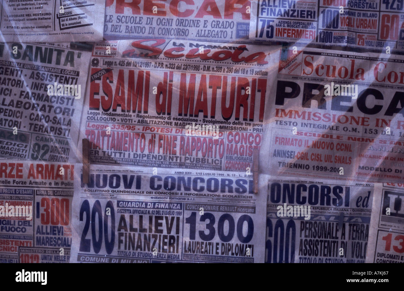 Covered with newspapers hi-res stock photography and images - Alamy