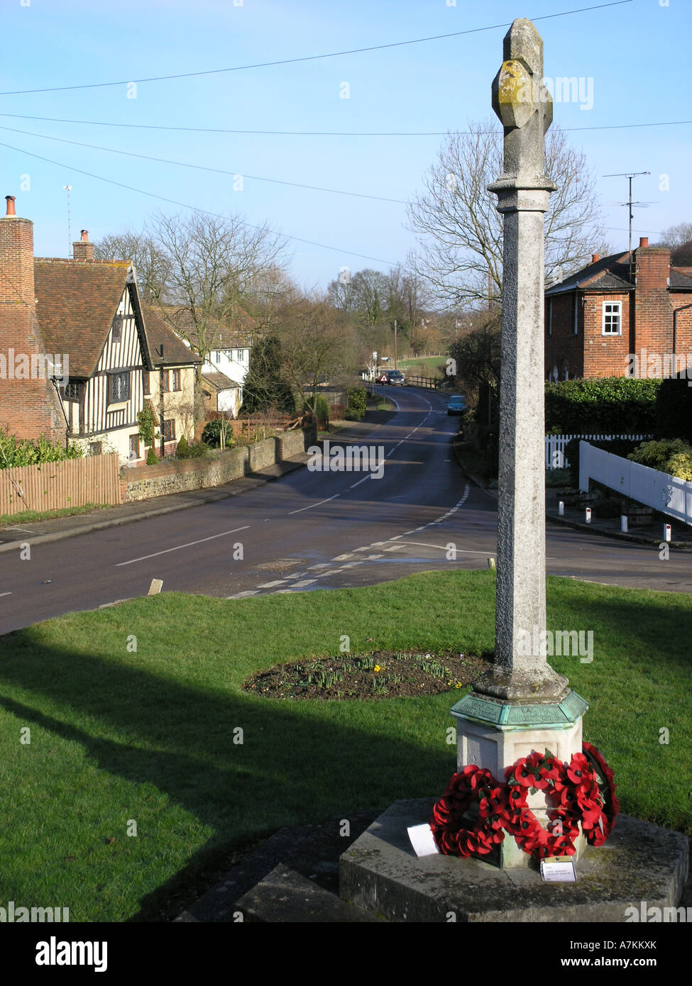 little hadham war memorial hertfordshire england uk gb Stock Photo - Alamy