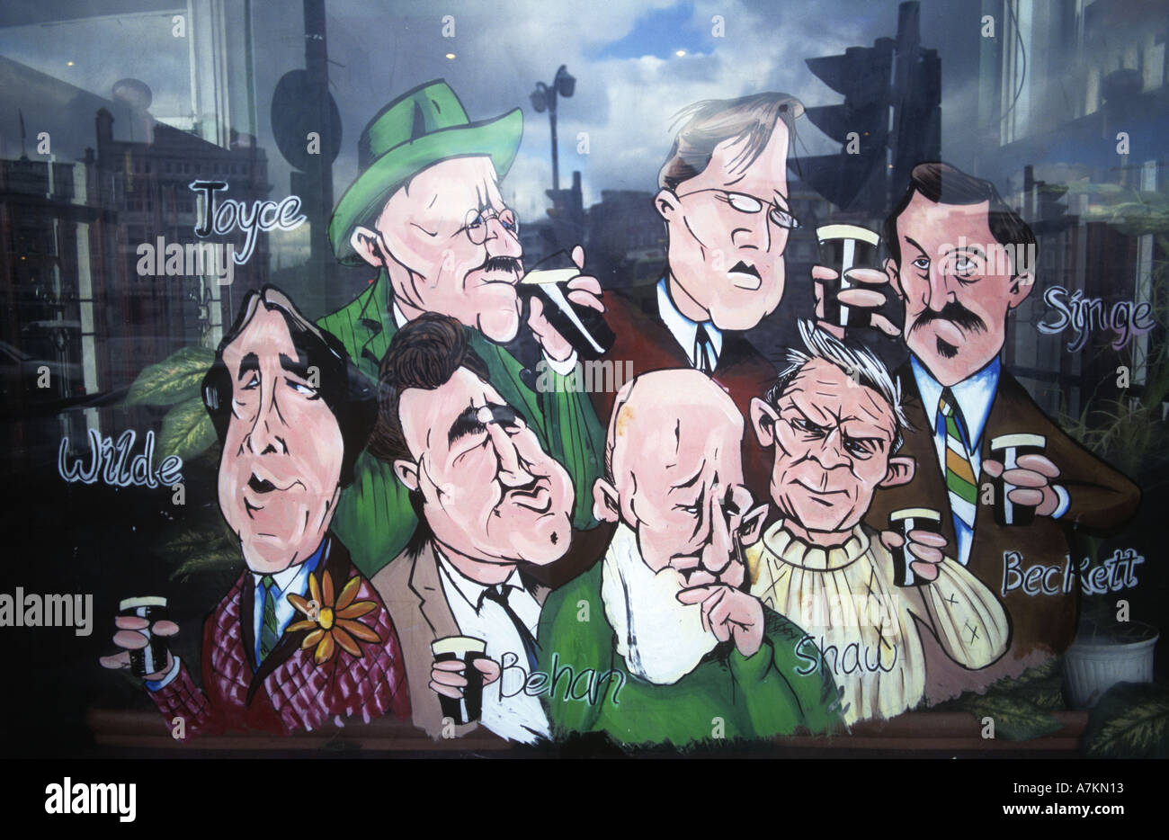 Oscar wilde cartoon caricature hi-res stock photography and images - Alamy