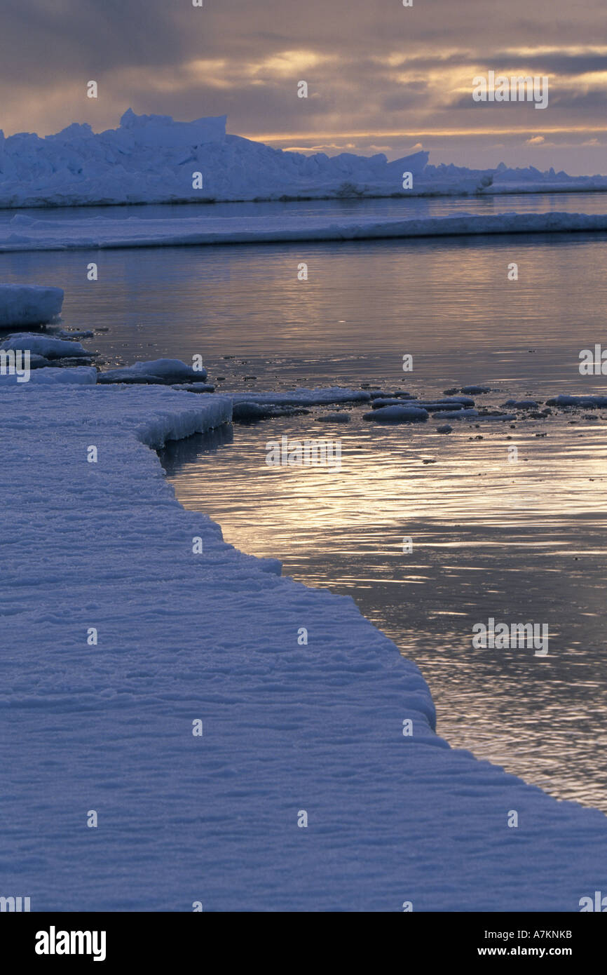 floe edge Canada Arctic Lancaster Sound Nunavut northern Baffin Island ...