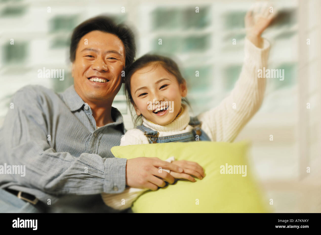 chinese father and his daughter Stock Photo - Alamy