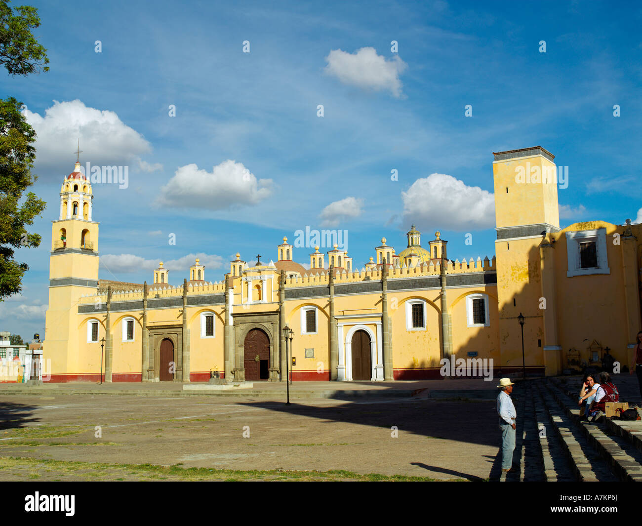 The Capilla Real in Cholula Stock Photo - Alamy