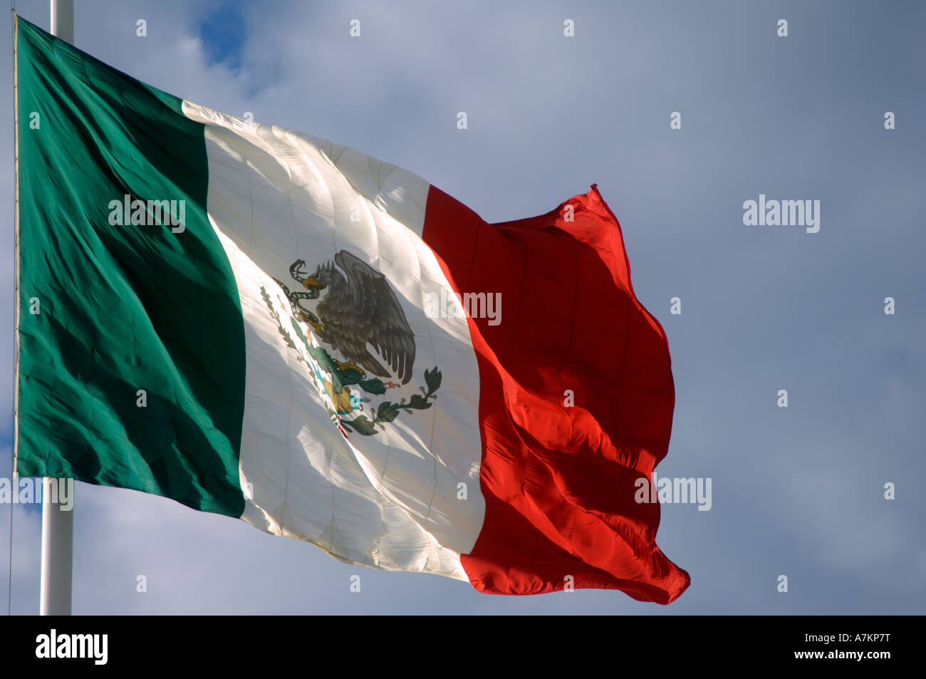 A gigantic national flag of Mexico Stock Photo - Alamy