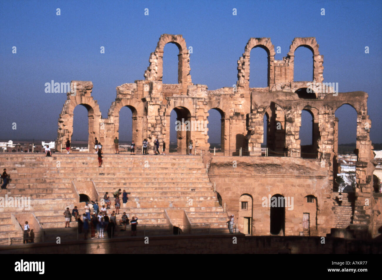 Amphitheatre El Jem Tunisia Stock Photo - Alamy