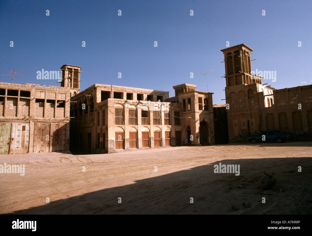 Dubai UAE Bastaki Historical 1976 Stock Photo - Alamy