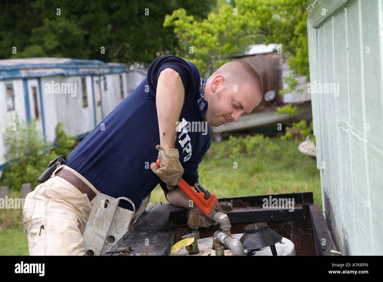 Repairs home for low income family hi-res stock photography and images ...
