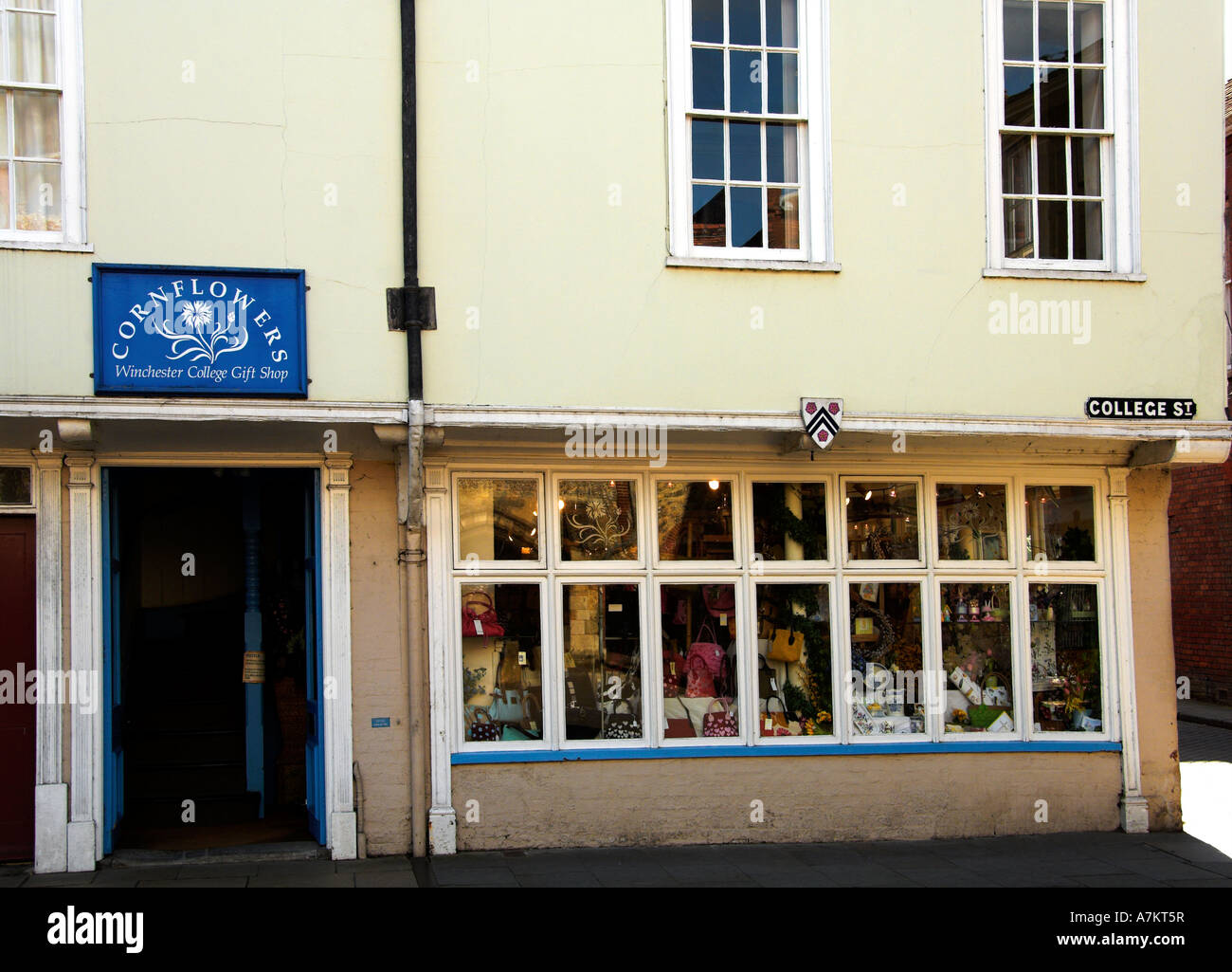 Winchester College School Shop EDITORIAL USE ONLY Stock Photo - Alamy