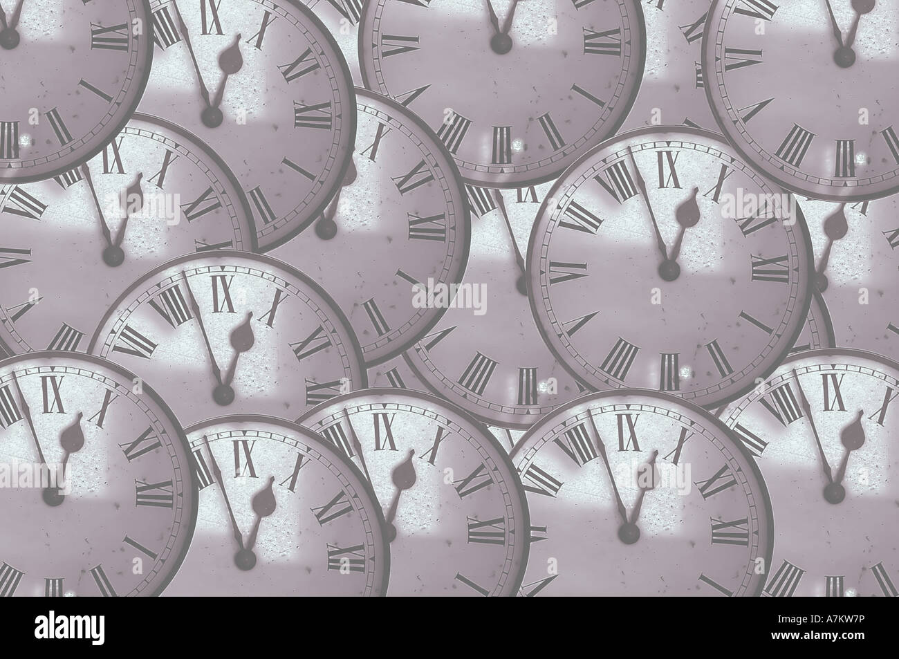 Collection of old clock faces Stock Photo - Alamy