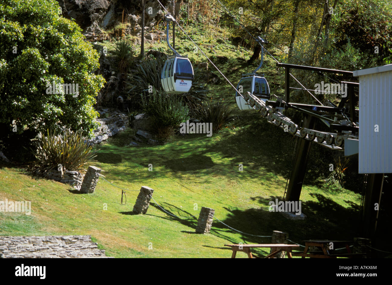 Gondola station New Zealand Queenstown Gondolas at the foot of Bob s ...