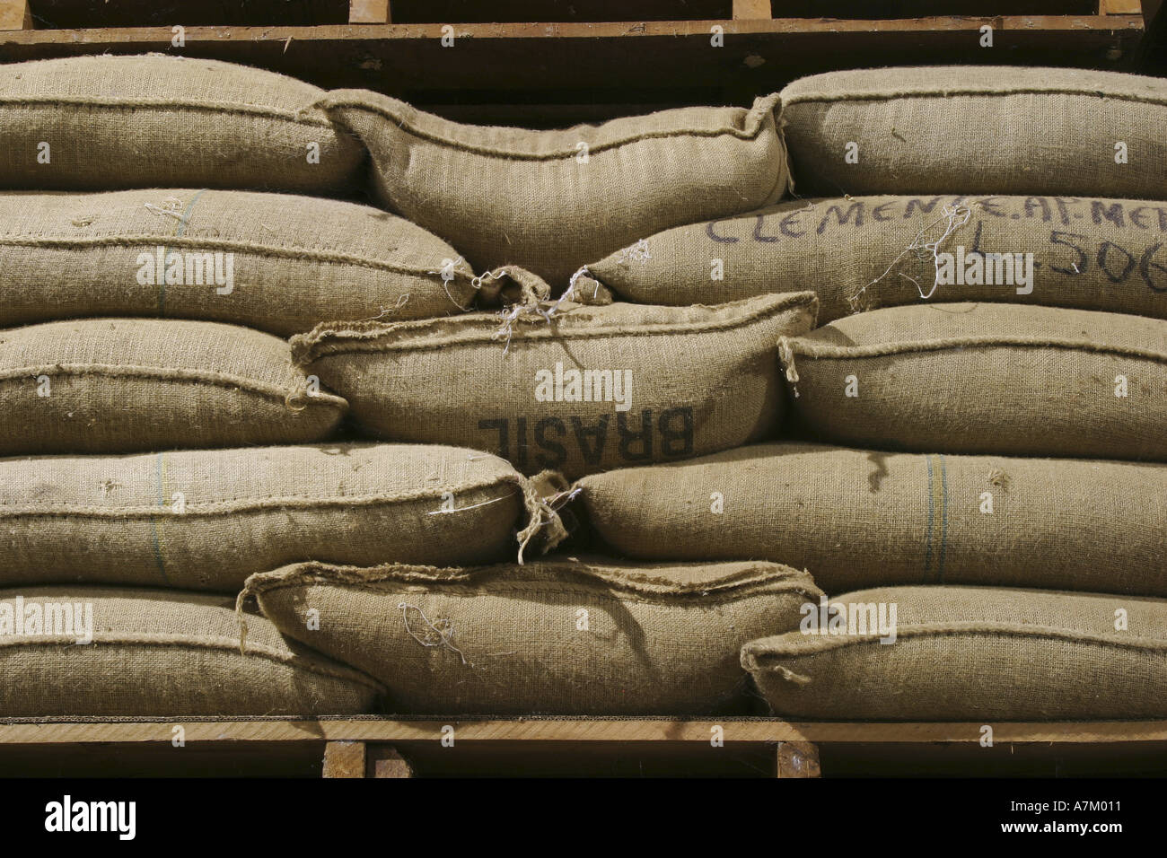 Stacks of flour bags hi-res stock photography and images - Alamy